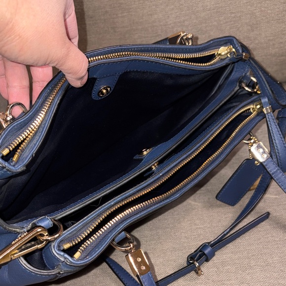 Coach | Bags | Coach Navy Blue Shoulder Bag | Poshmark